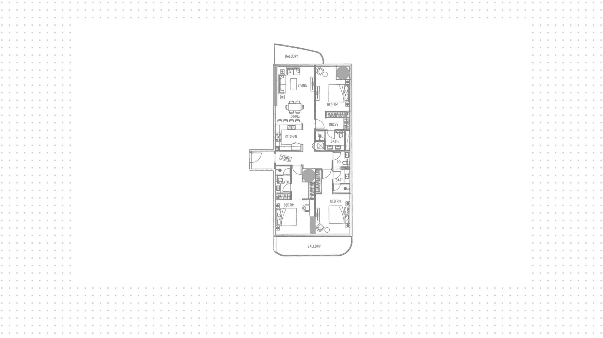 Skycrest Collection is a new collection of residences in the DAMAC Bay ...