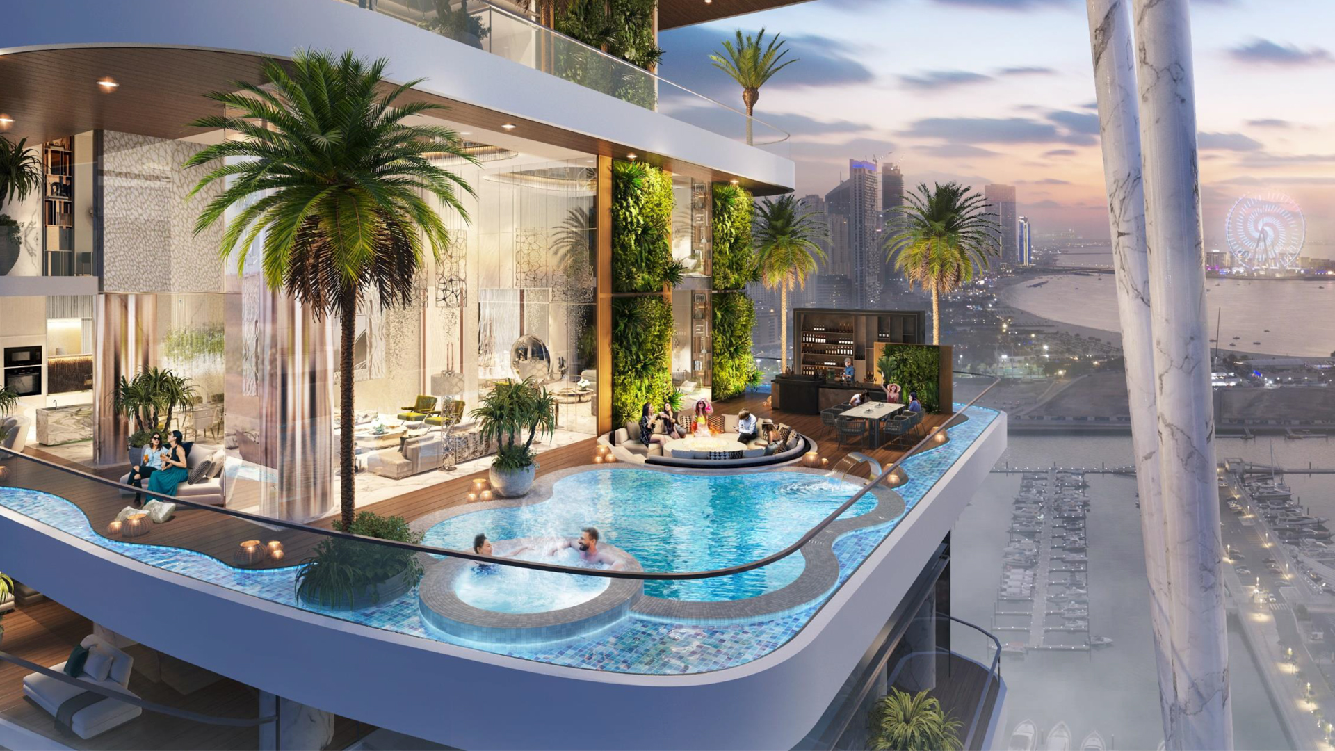 Skycrest Collection is a new collection of residences in the DAMAC Bay ...