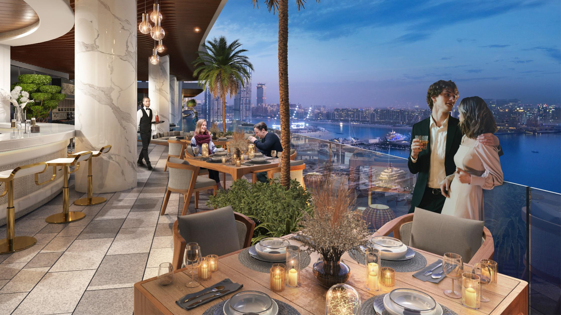 Skycrest Collection is a new collection of residences in the DAMAC Bay ...