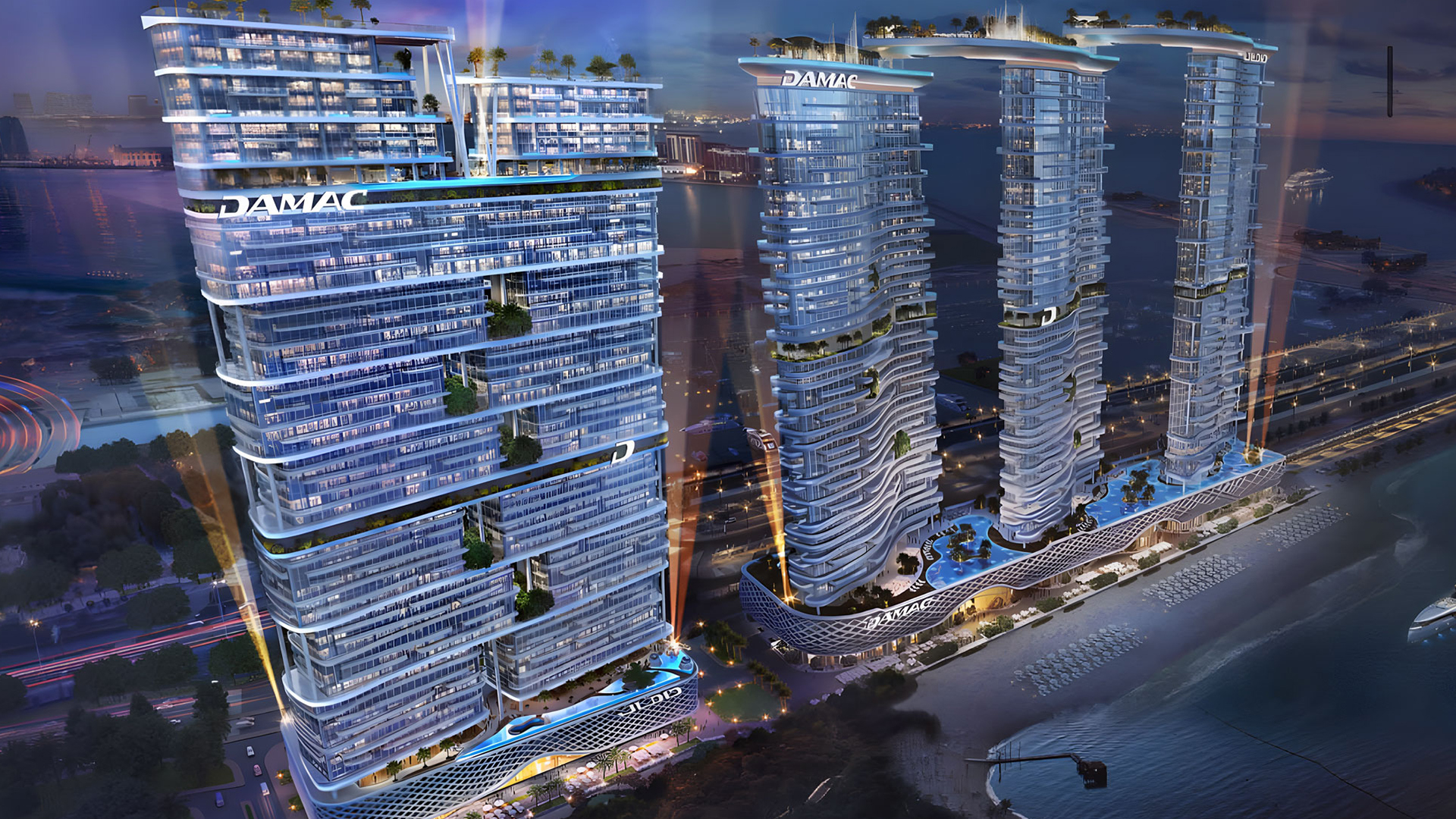 Skycrest Collection is a new collection of residences in the DAMAC Bay ...